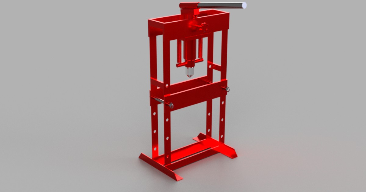 Hydraulic Press | Autodesk Community Gallery