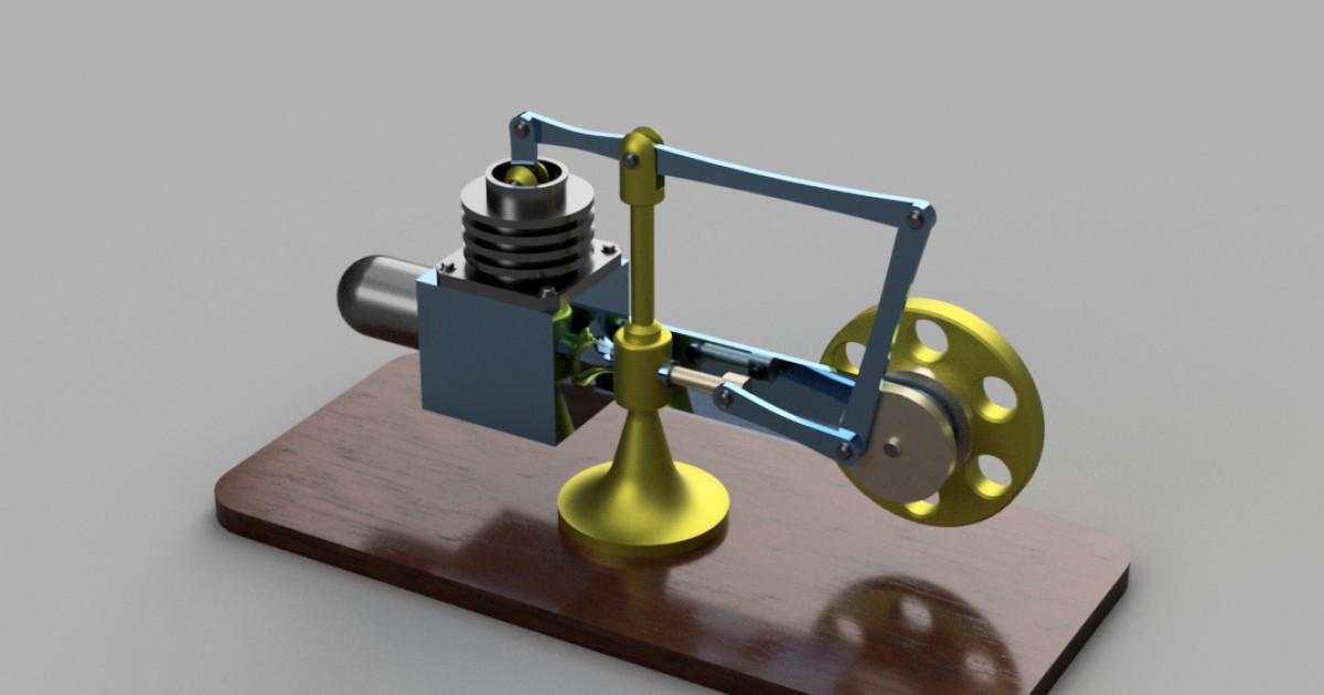 Stirling Engine | Autodesk Community Gallery