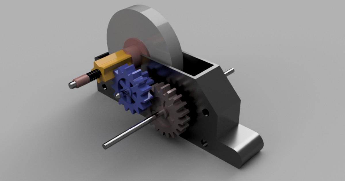 Toy Motor with Fly Wheel | Autodesk Community Gallery
