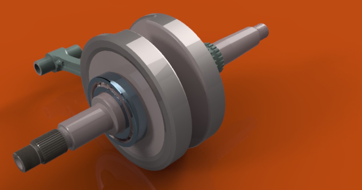 Crankshaft assembly | Autodesk Community Gallery