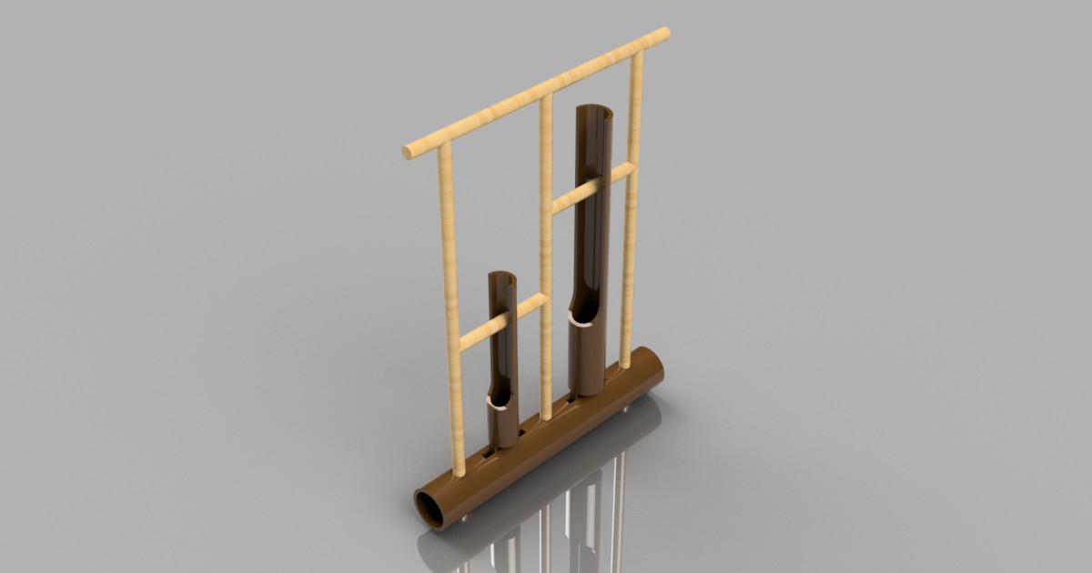 Indonesian Tradiotional Instrument - Angklung | Autodesk Community Gallery