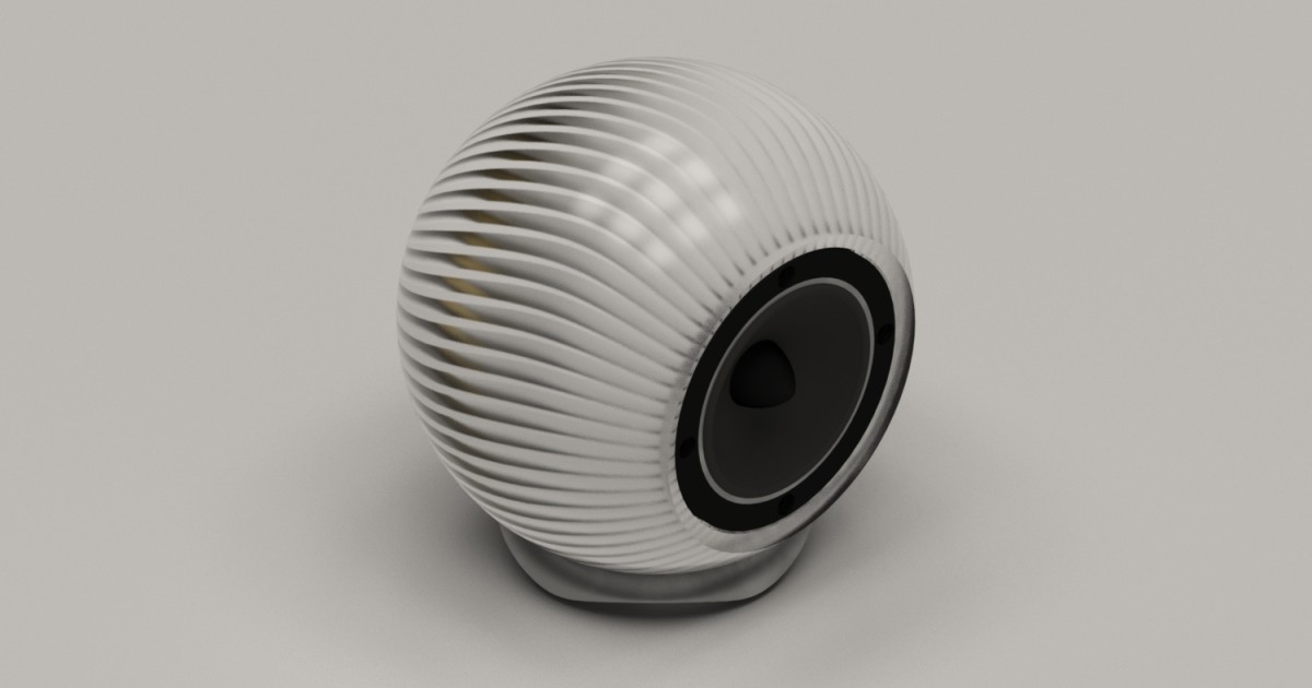 3D printed speaker - Fusion Twist | Autodesk Community Gallery