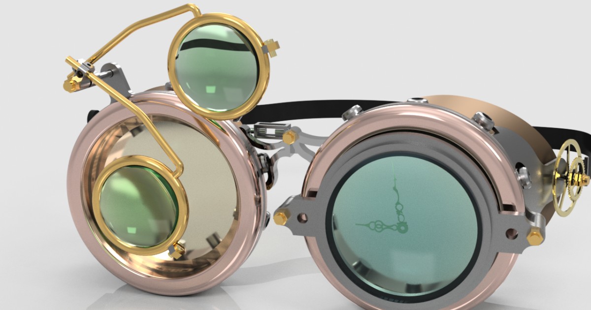 Steampunk Safety Goggles | Autodesk Community Gallery