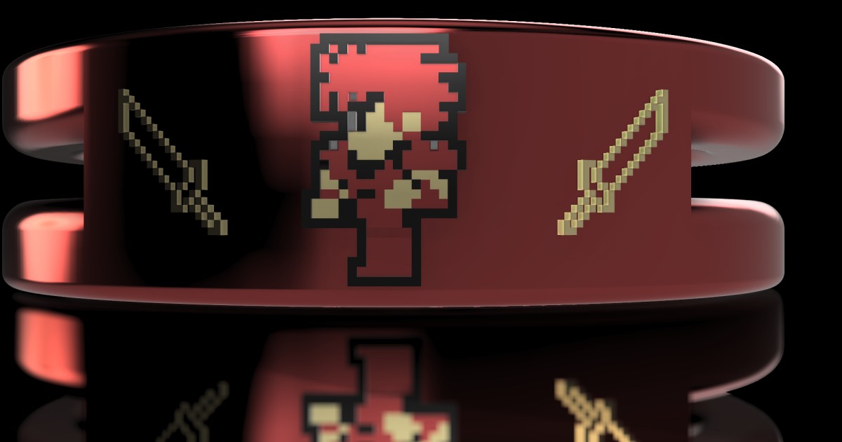 8 Bit Fantasy Rings | Autodesk Community Gallery
