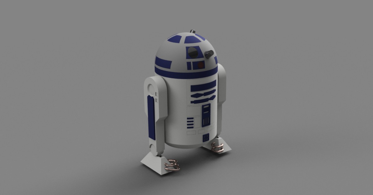 R2-D2 Model | Autodesk Community Gallery