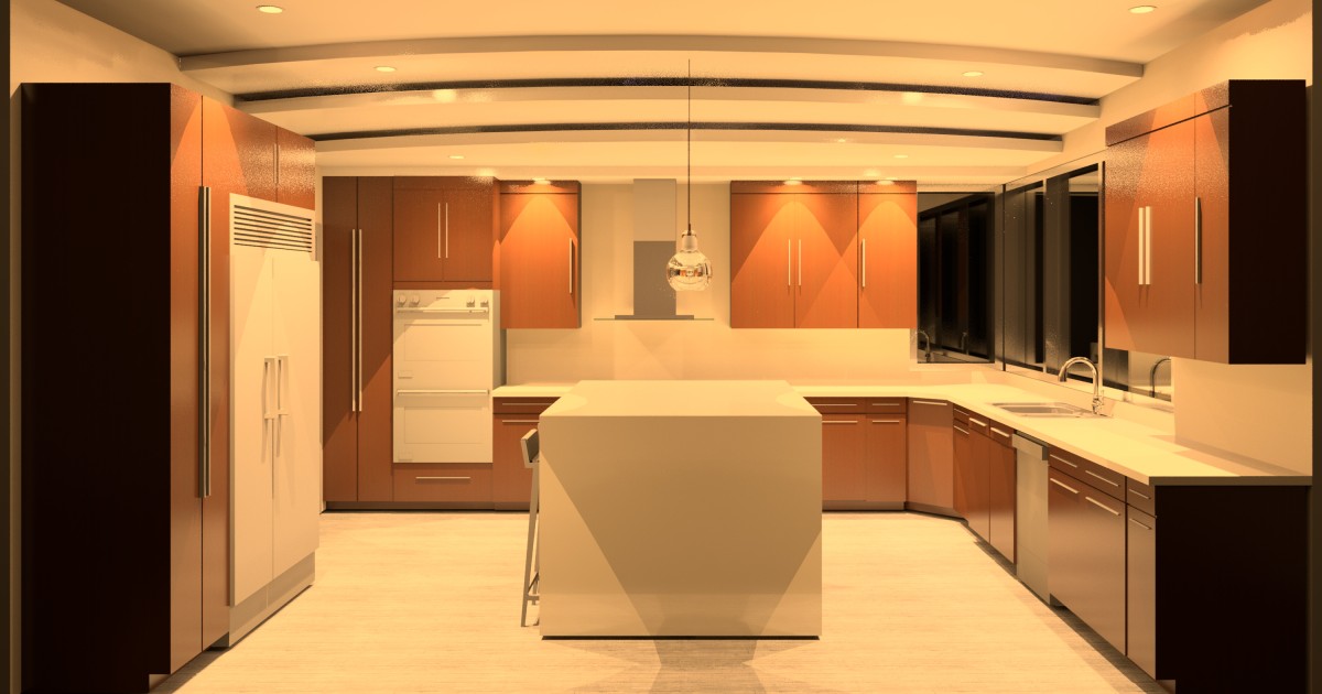 Contemporary Kitchen Design | Autodesk Community Gallery