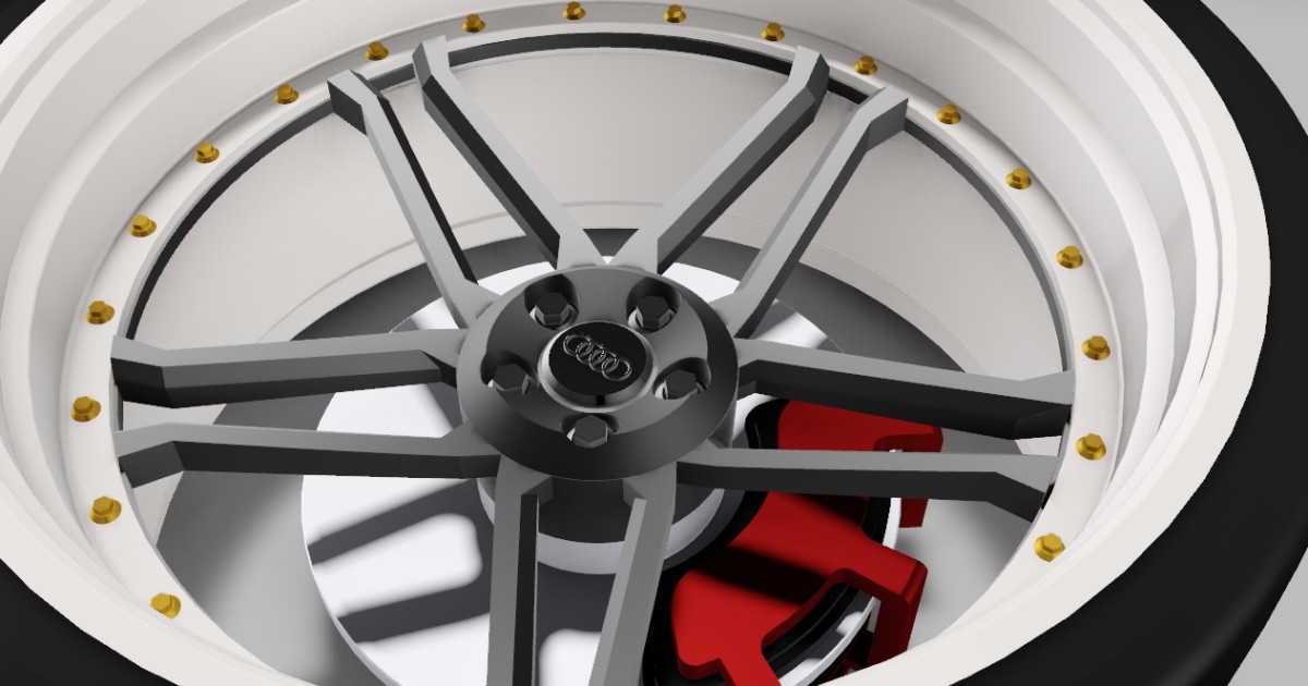 Audi Stance rim modeled in Fusion 360 | Autodesk Community Gallery