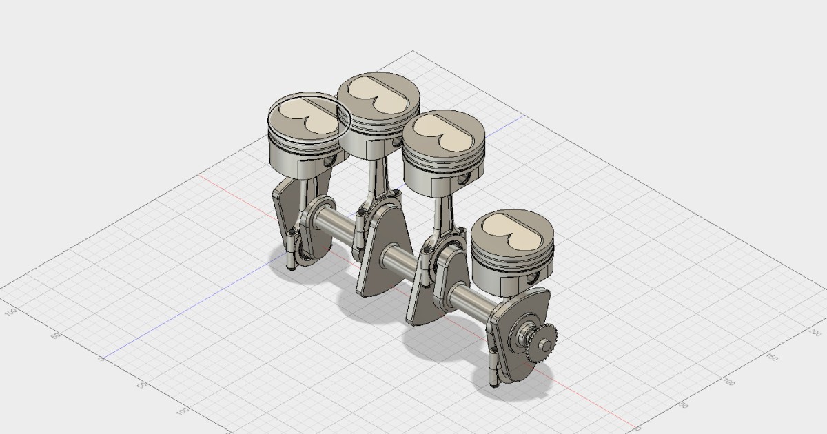 4 Piston Engine | Autodesk Community Gallery