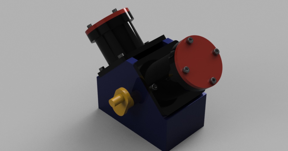 hand operated engine model | Autodesk Community Gallery