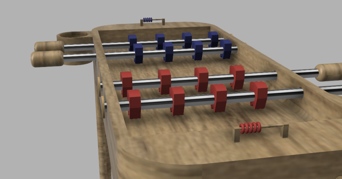 Foosball Tabel | Autodesk Community Gallery