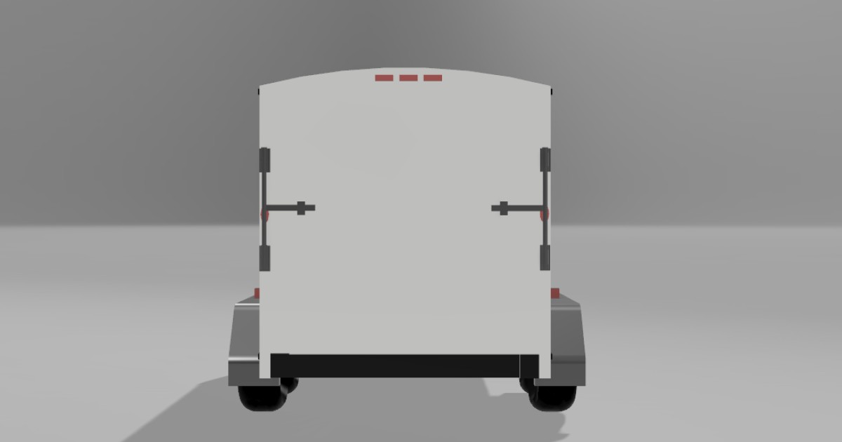 Dual Axle Box Trailer | Autodesk Community Gallery