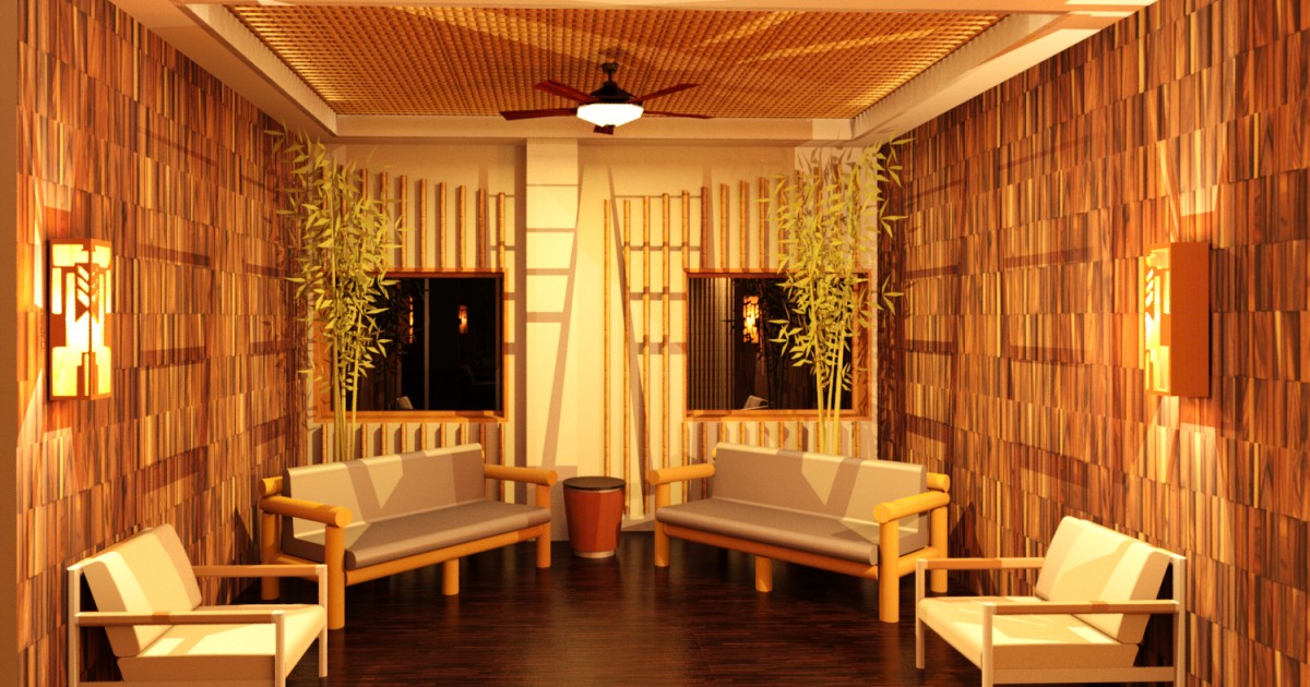 Bamboo Spa (cool down area) | Autodesk Community Gallery