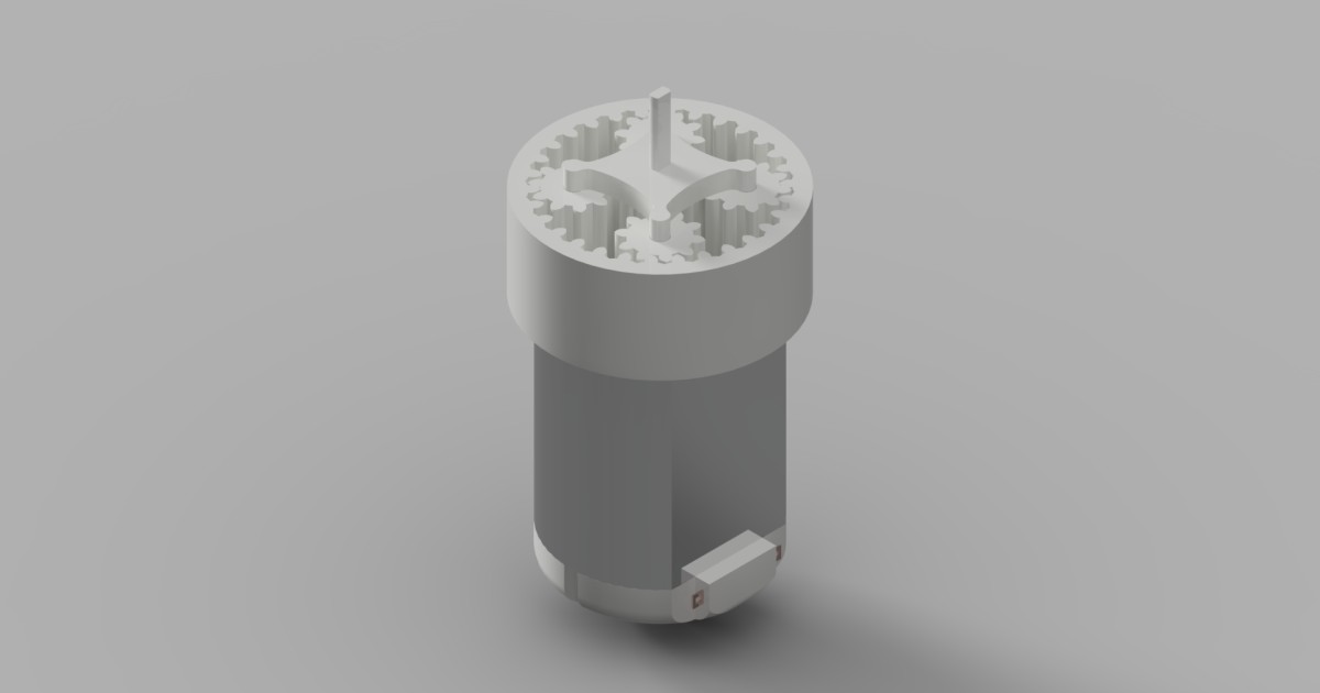 5V DC Motor with Planetary Gears | Autodesk Community Gallery