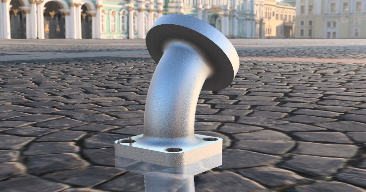 Angled Pipe | Autodesk Community Gallery