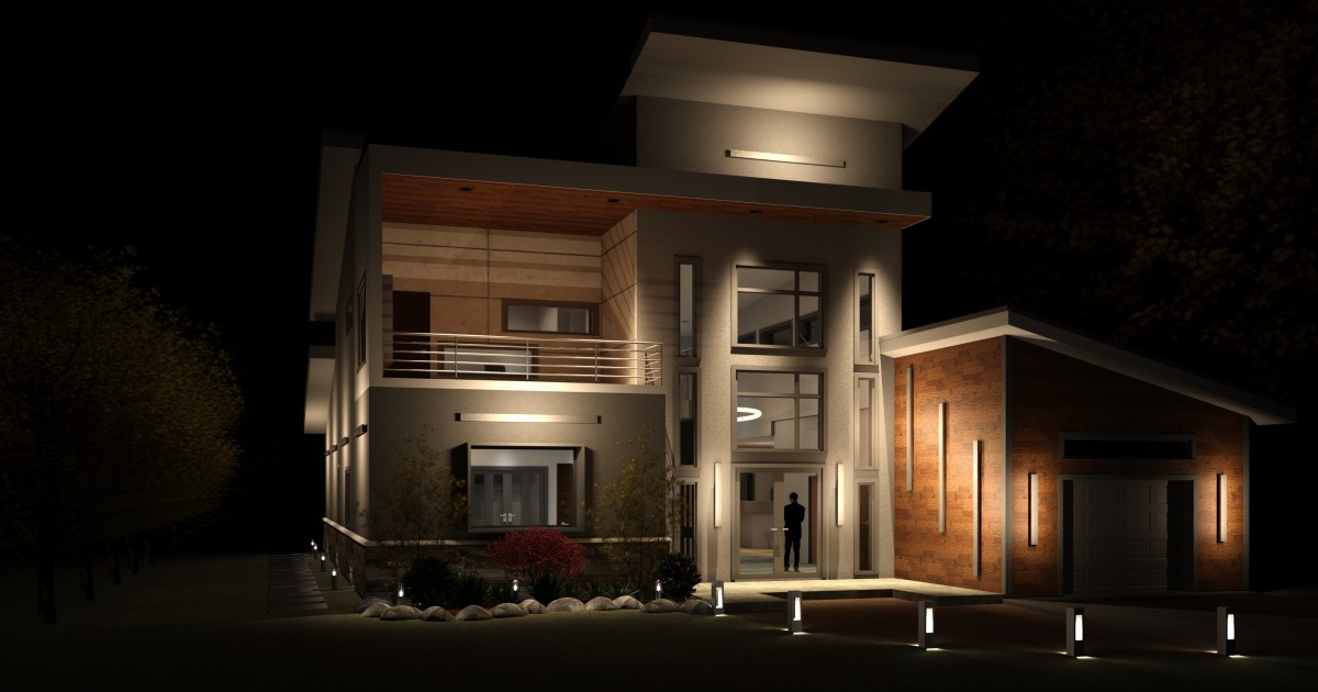 Residential Contemporary Design - Final | Autodesk Community Gallery