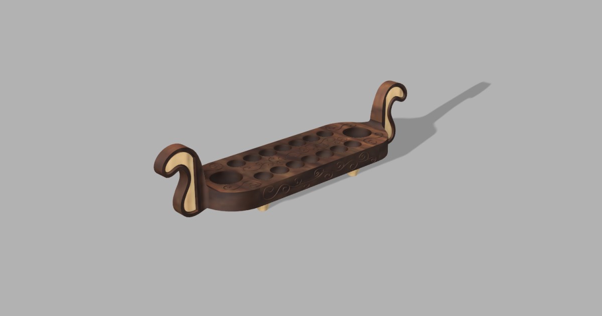 Congklak : Traditional Board Game from Indonesia | Autodesk Community ...