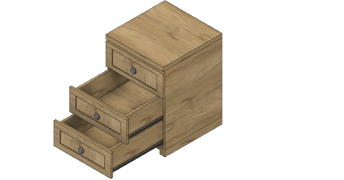 Bedside table. | Autodesk Community Gallery