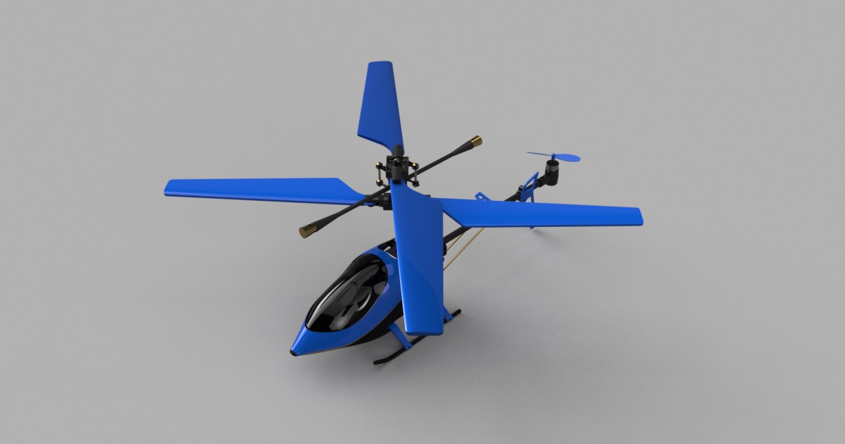 Radio Controlled Helicopter Autodesk Community Gallery