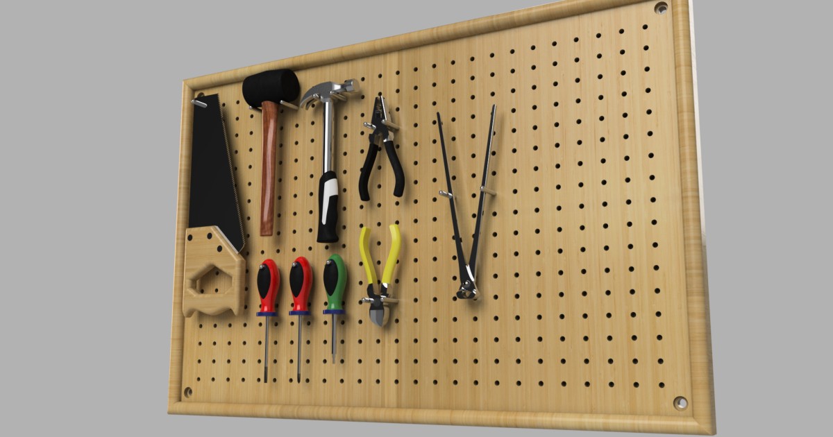 Wall-mounted tool rack | Autodesk Community Gallery