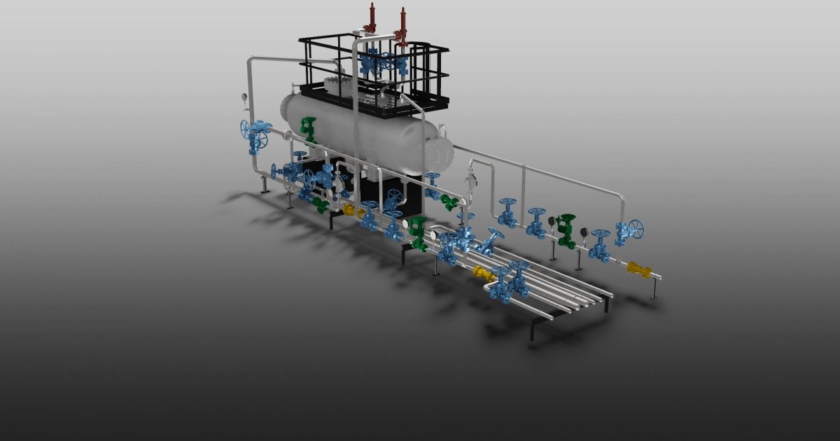 3-phase separator | Autodesk Community Gallery