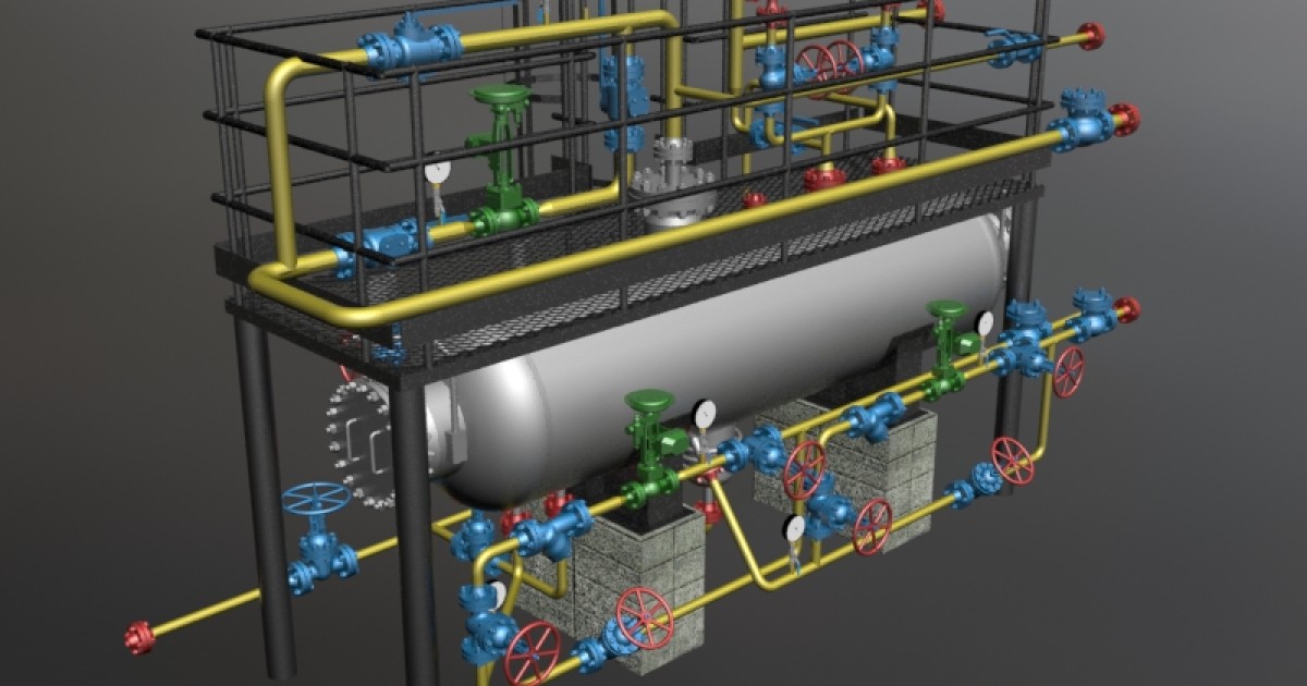 3-phase separator | Autodesk Community Gallery