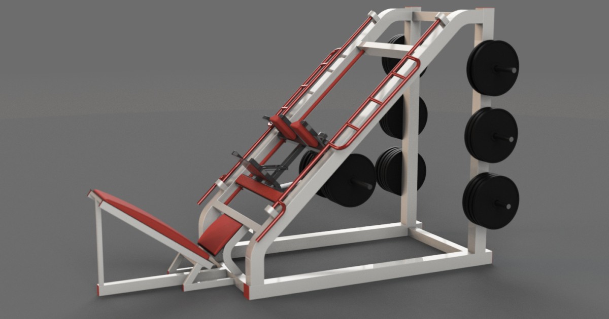 45 degree leg press and hack squat machine | Autodesk Community Gallery