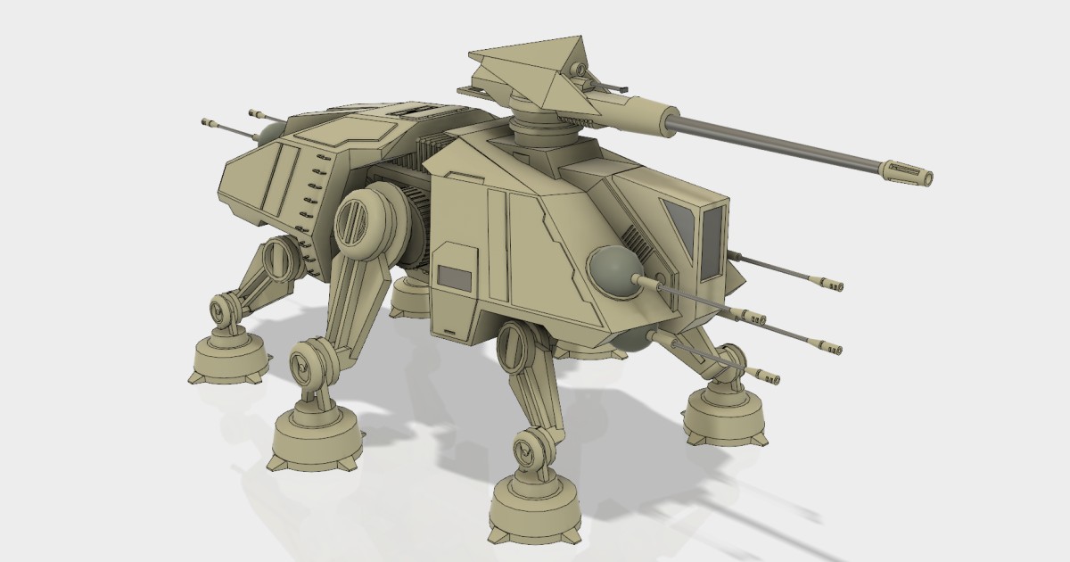 All Terrain Tactical Enforcer (AT-TE) | Autodesk Community Gallery