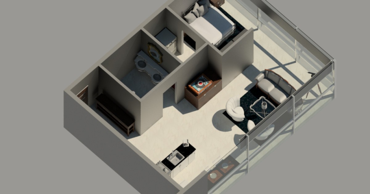 Apartment Trap House | Autodesk Community Gallery