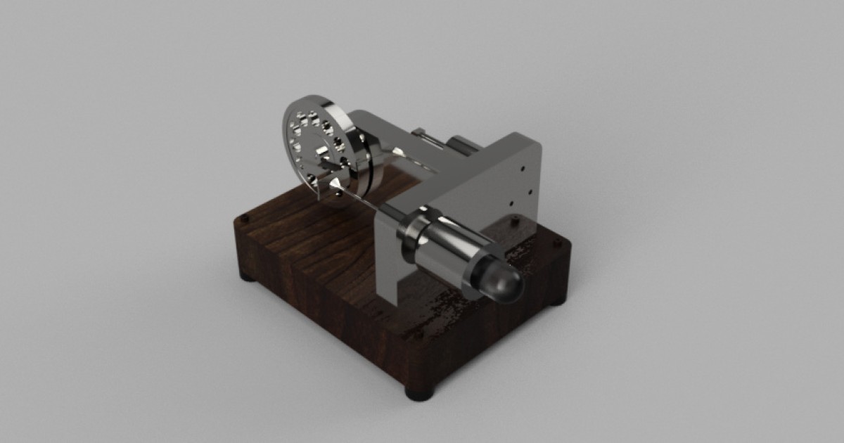 Stirling engine | Autodesk Community Gallery