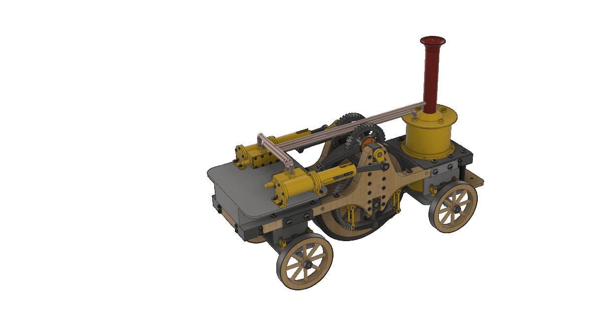 Steam Traction Engine By Patrick Stirling | Autodesk Community Gallery