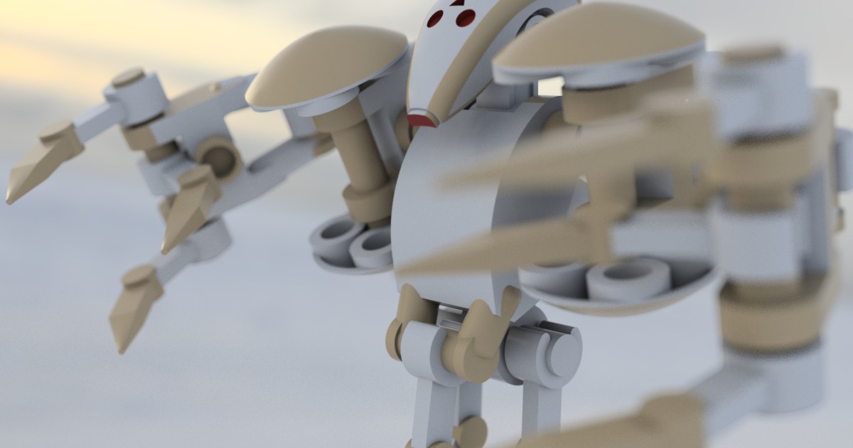 B1 Modern Battle Droid | Autodesk Community Gallery