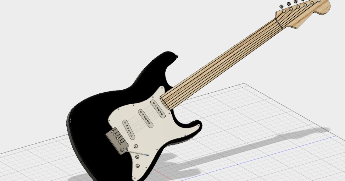 Electric Guitar | Autodesk Community Gallery