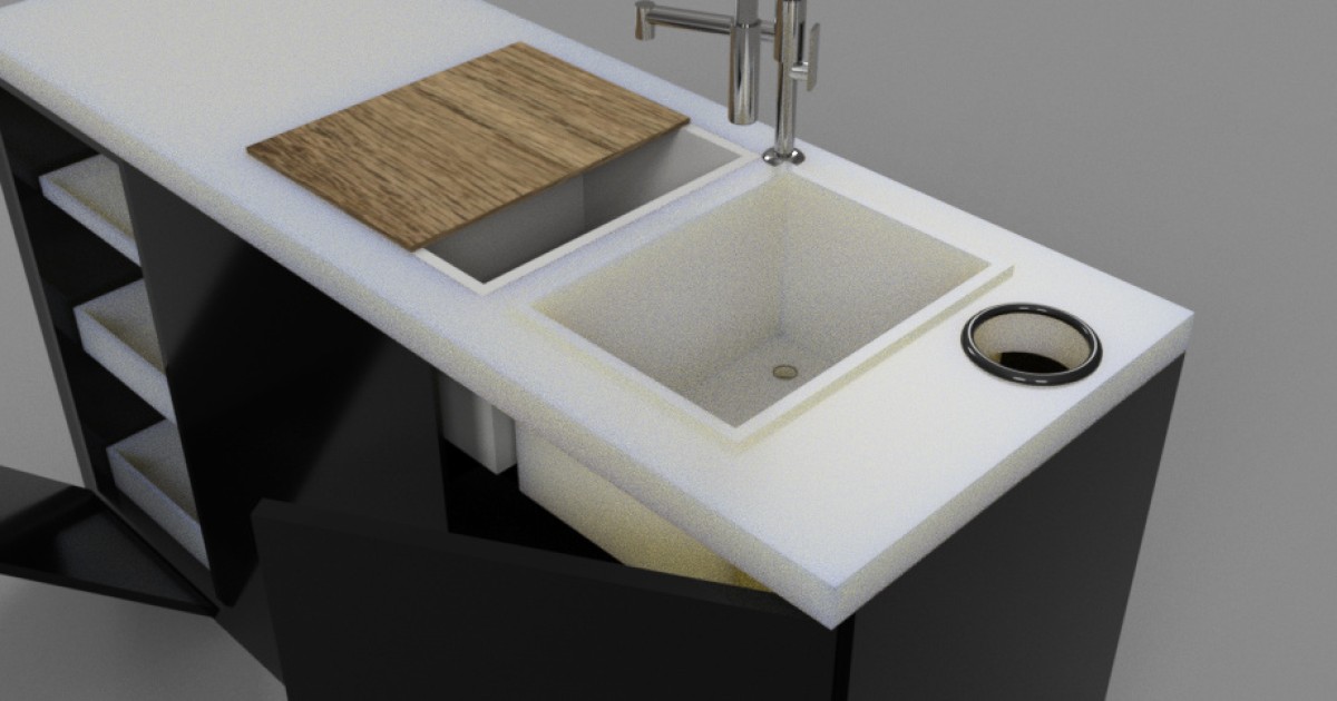 Long tap for bars and restaurants kitchen. | Autodesk Community Gallery