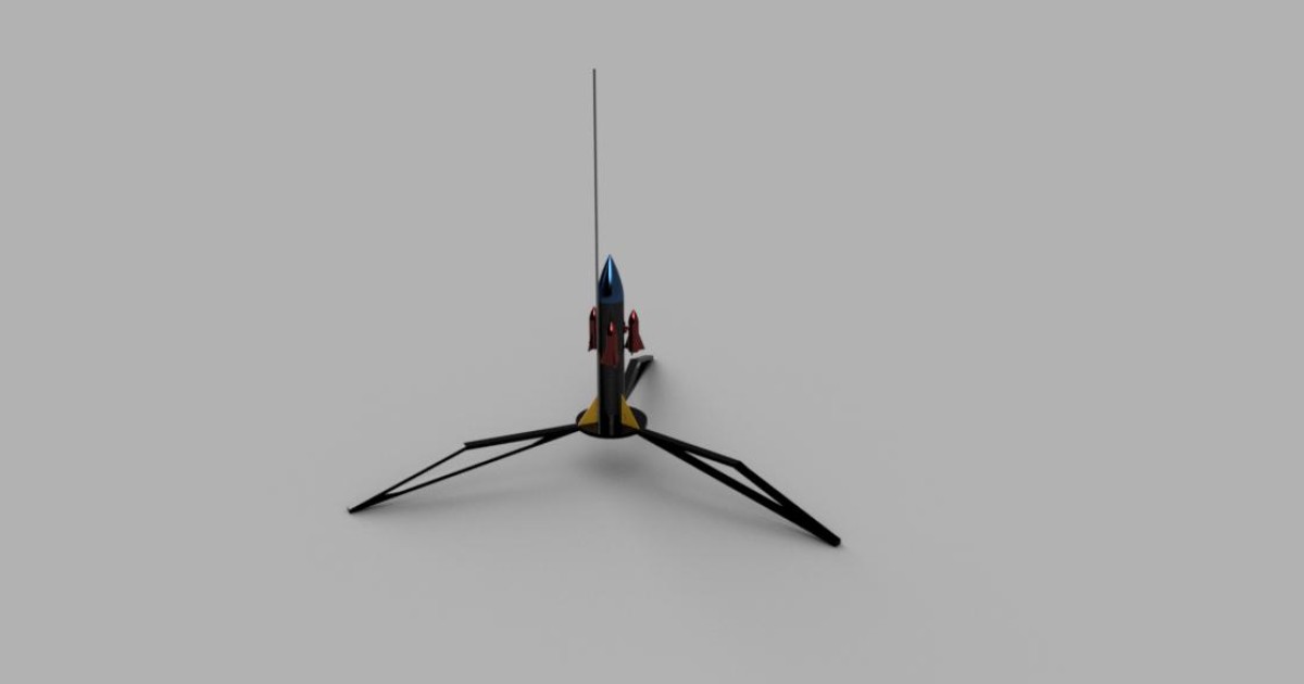 Rocket (3D Printable) | Autodesk Community Gallery