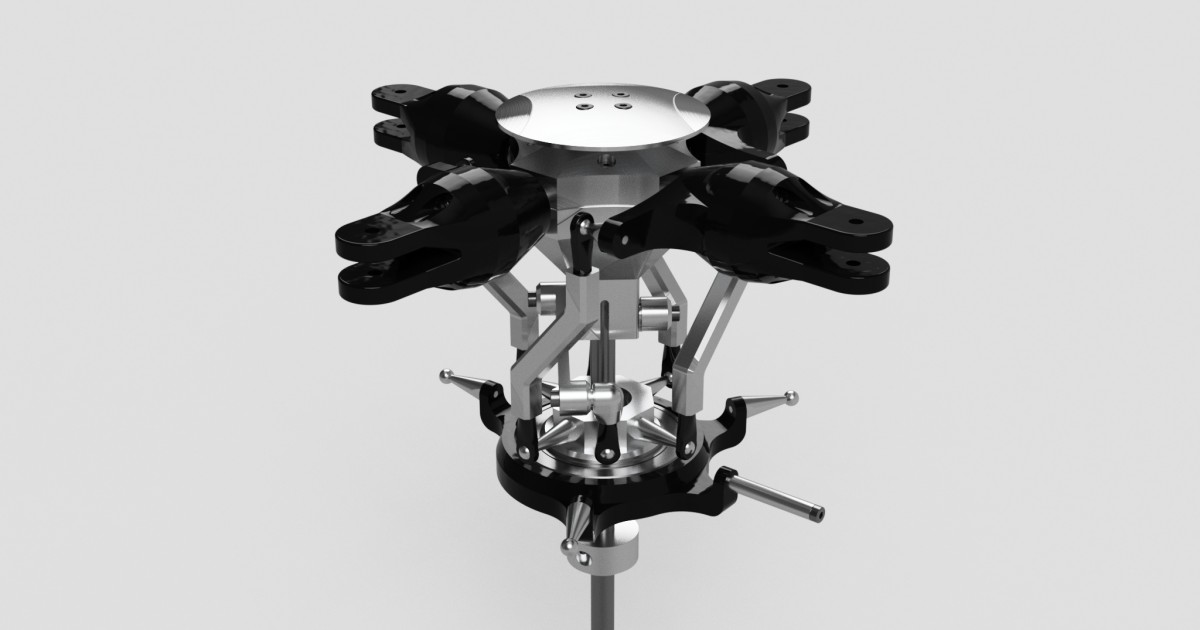 4-Blade RC Helicopter Rotor Assembly | Autodesk Community Gallery