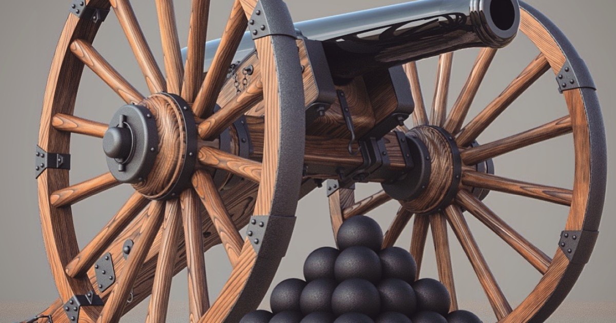 Napoleon M-1857 Cannon | Autodesk Community Gallery