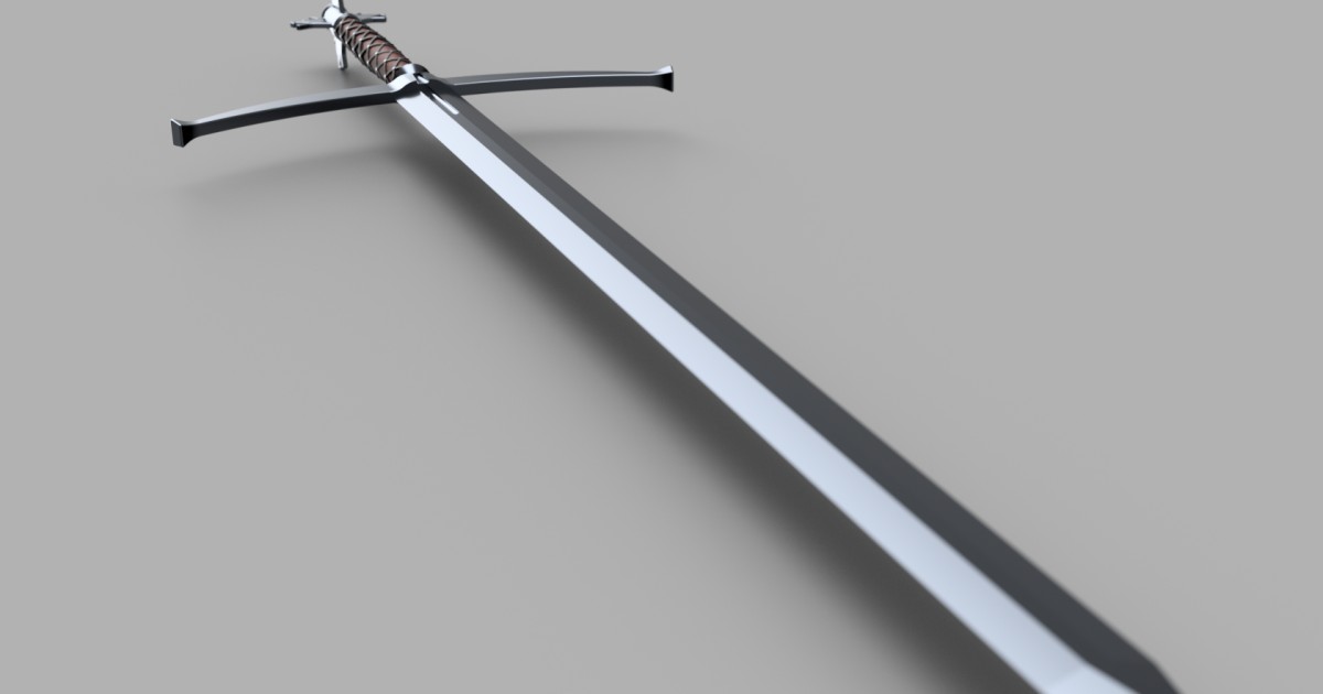 Geralt's Silver Sword | Autodesk Community Gallery