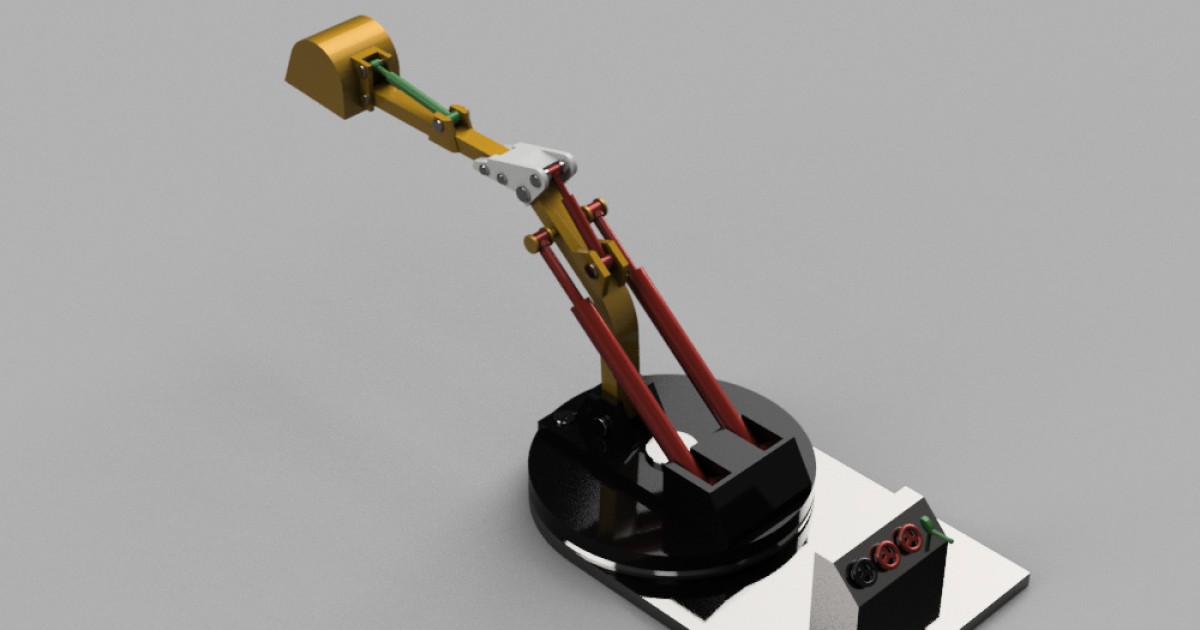 Digger Arm | Autodesk Community Gallery