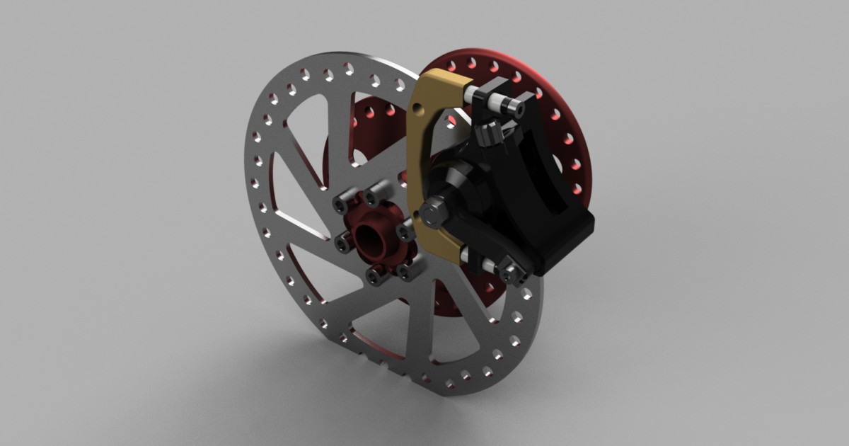Bike disk brake | Autodesk Community Gallery