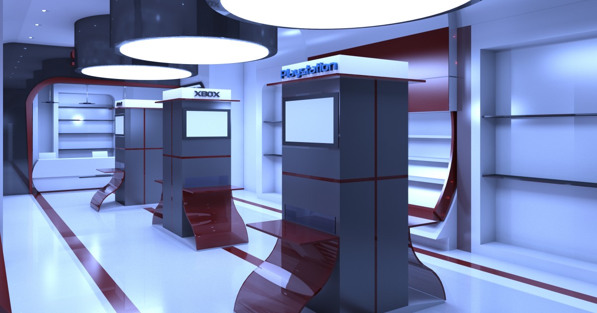 Gaming STORE | Autodesk Community Gallery