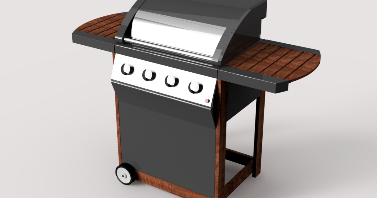 Barbecue model | Autodesk Community Gallery