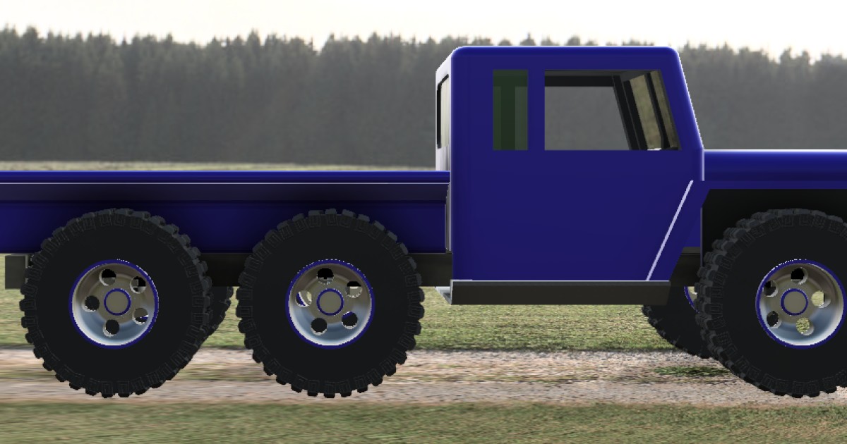 6x6 truck | Autodesk Community Gallery
