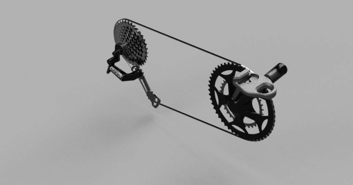 Road Bike Drivetrain | Autodesk Community Gallery