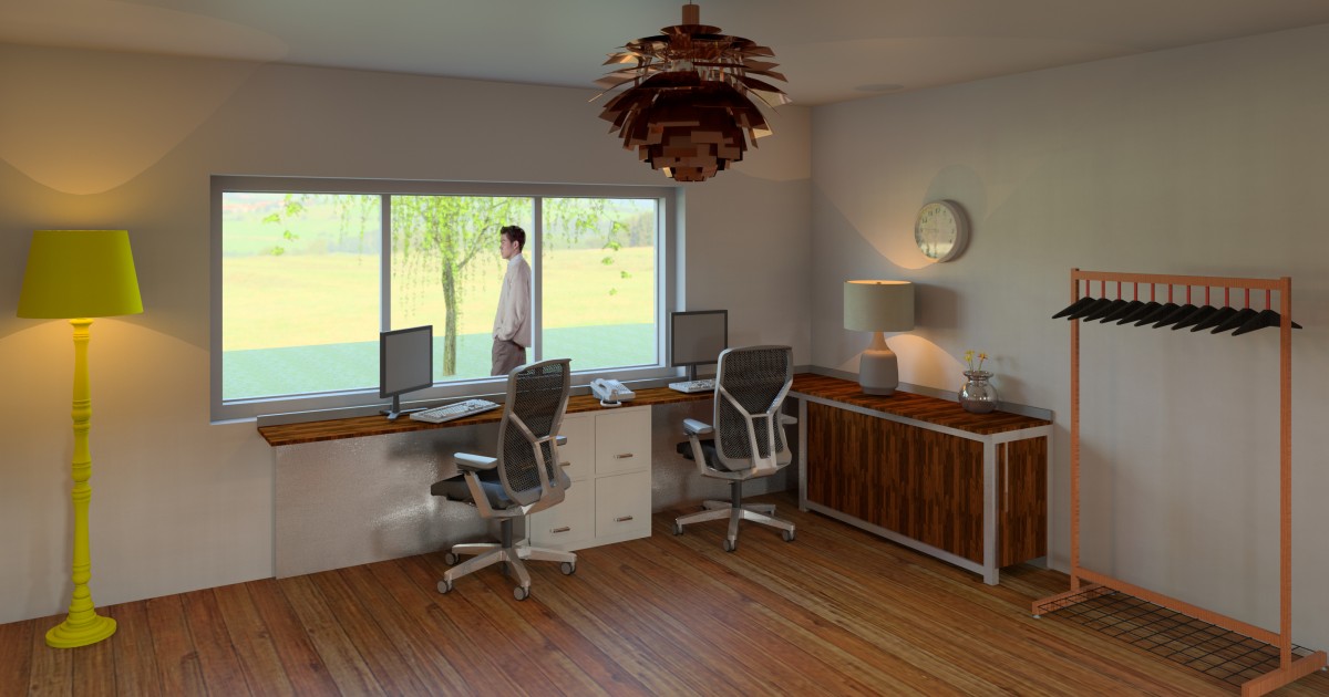 Office from a small building. | Autodesk Community Gallery