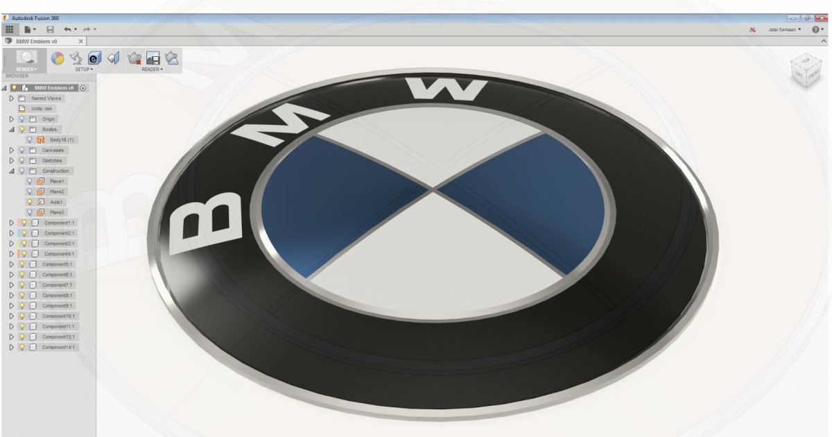BMW Emblem | Autodesk Community Gallery