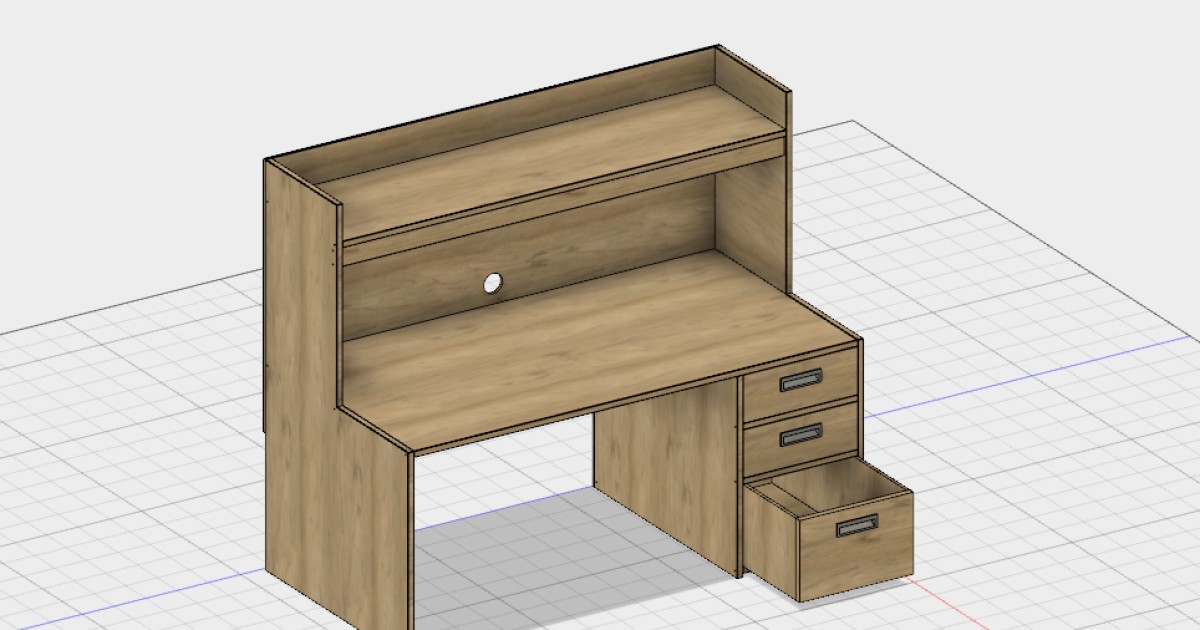 Computer Desk | Autodesk Community Gallery