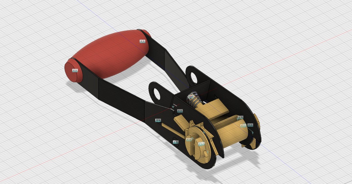 Gibbon Slackline Ratchet | Autodesk Community Gallery