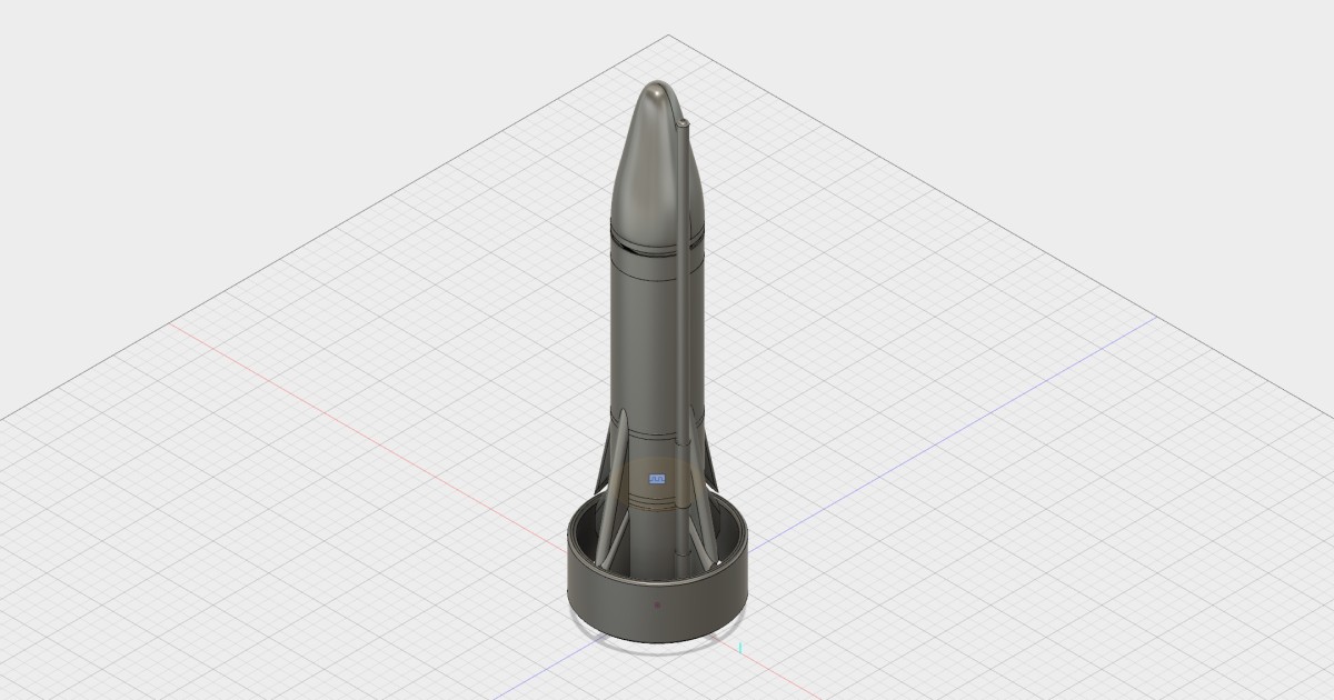 2 Stage Rocket | Autodesk Community Gallery