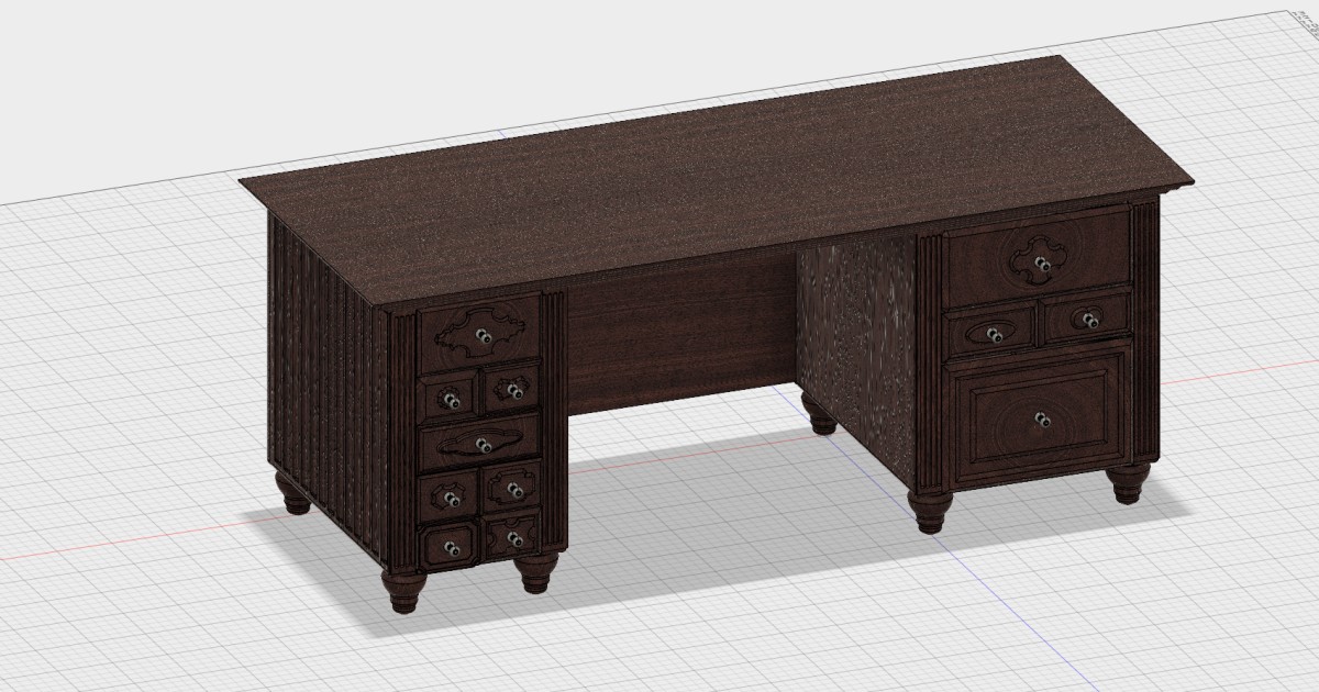 Office Desk | Autodesk Community Gallery