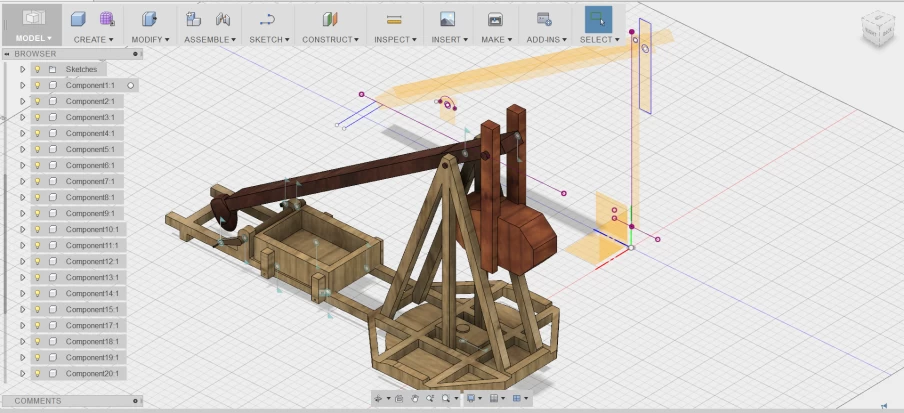 Xincheng Ye's Catapult | Autodesk Community Gallery